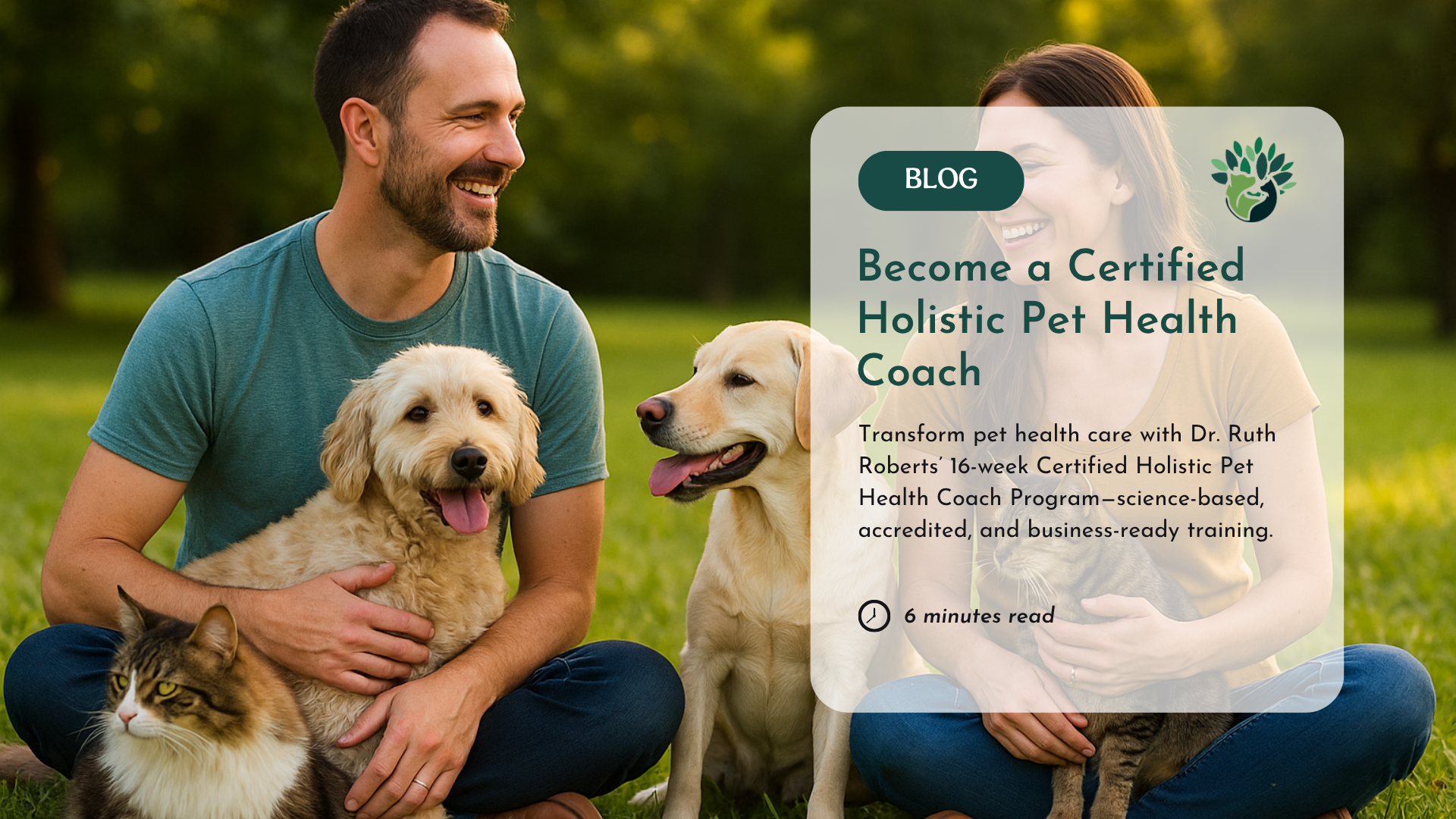 Become a Certified Holistic Pet Health Coach